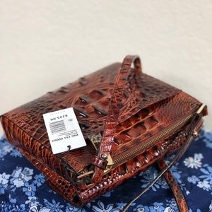 Brahmin | Bags | Brahmin Melbourne Pecan Manhattan Crossbody | Poshmark